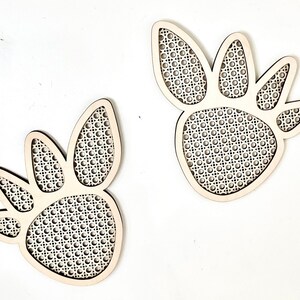 Rattan Dinosaur Footprints Laser Cut Digital File | T-rex Footprints ...