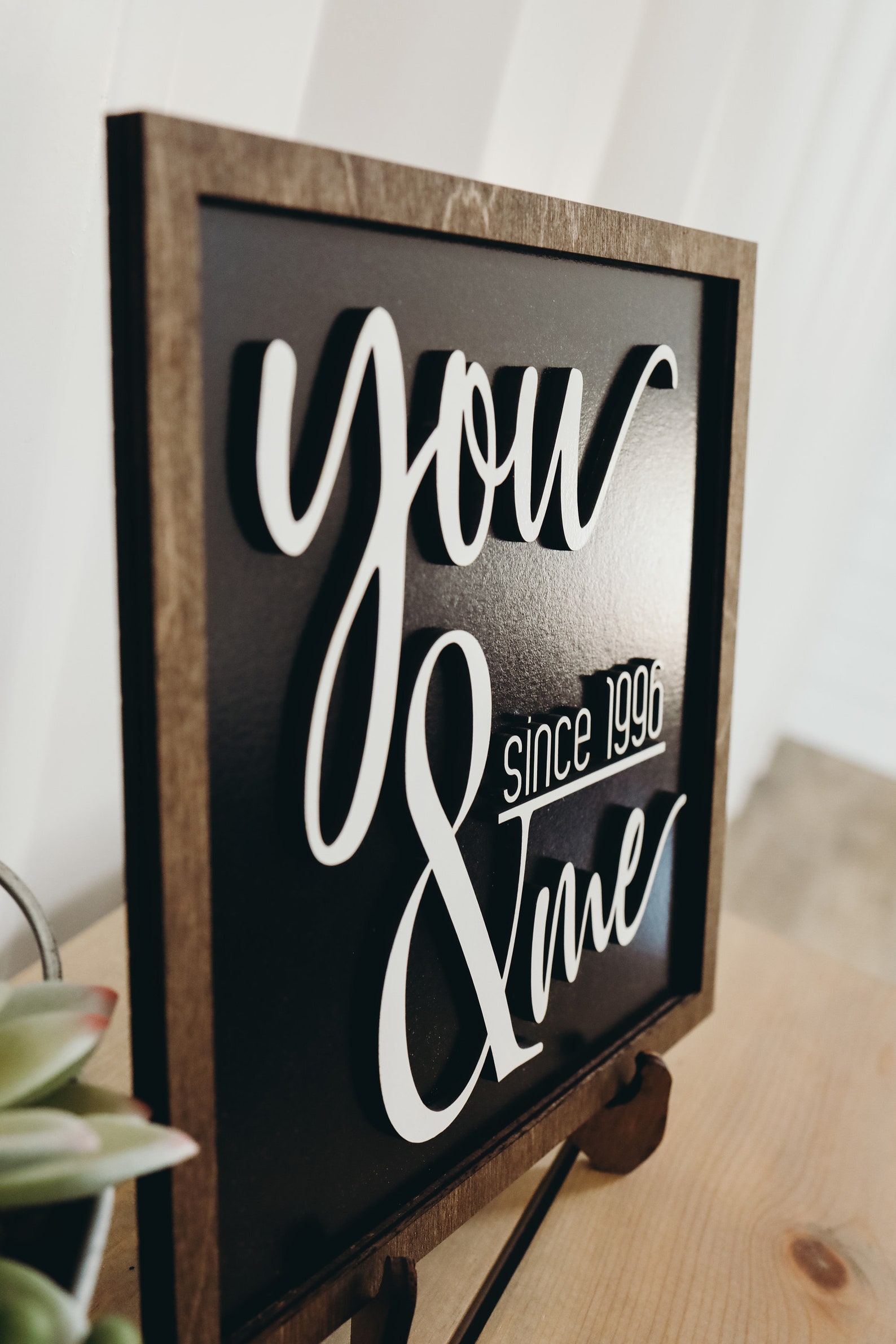 Laser Cut File | You and Me SVG | Customizable You and Me Sign ...
