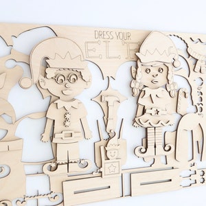 Interchangeable Dress Your Elf Laser Cut File | Make Your Elf | Elf ...