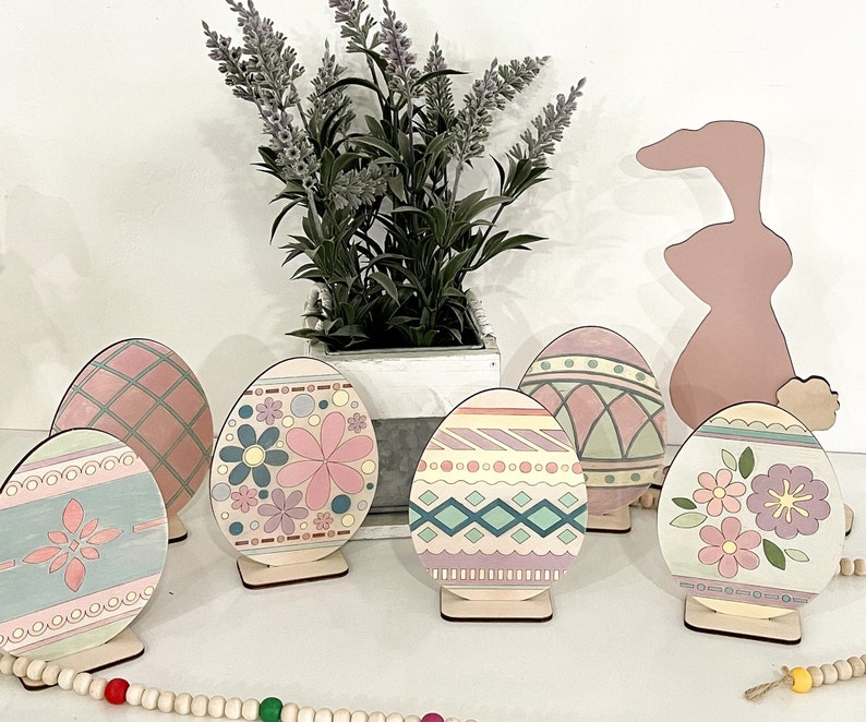 Dye Your Own Easter Eggs Laser Cut Digital File Pop Out - Etsy