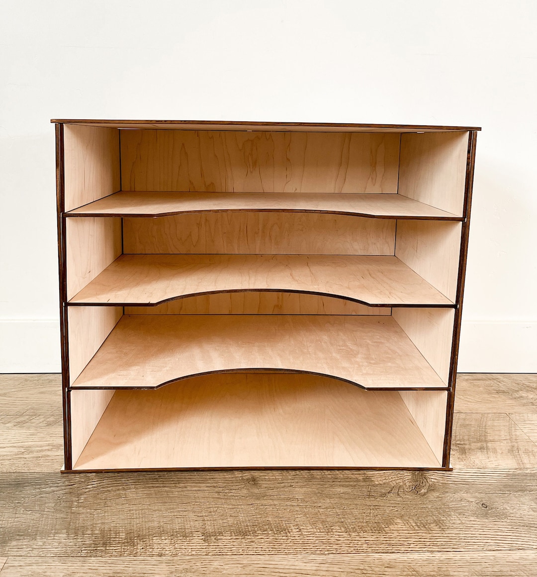 Organizational Storage Shelf Laser Cut Digital File | Shop Organization | Wood & Acrylic Storage ...