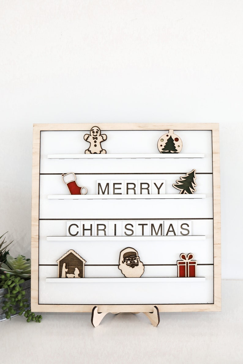 Laser Cut File Customizable Letter Board Square Letter - Etsy