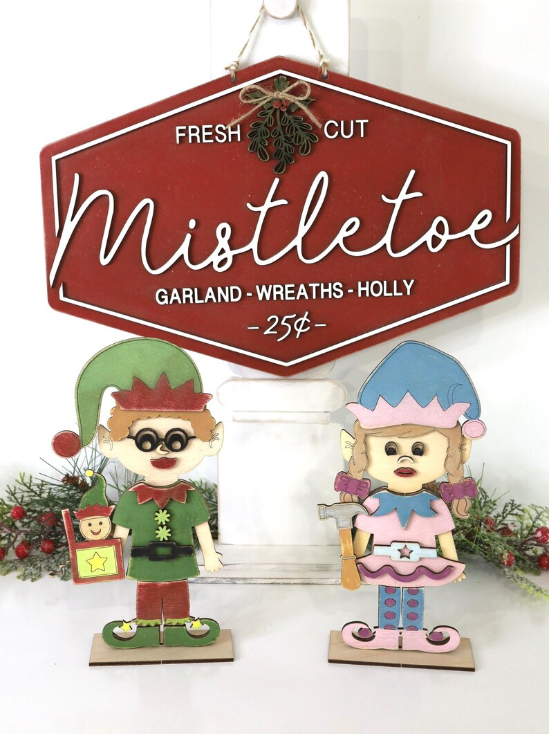 Interchangeable Dress Your Elf Laser Cut File | Make Your Elf | Elf ...