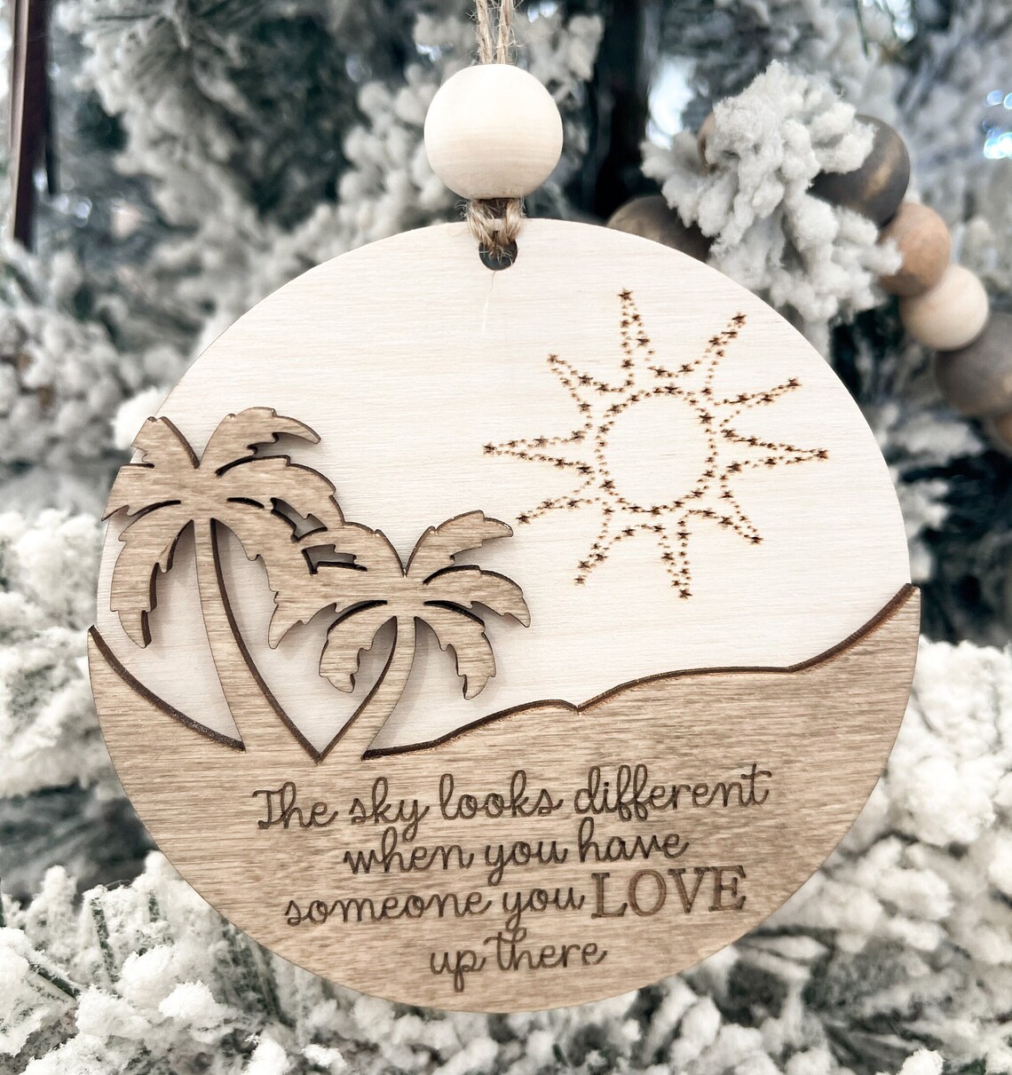 Customizable Memorial "the Sky Looks Different When You Have Someone ...