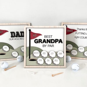 Cute Customizable Golf Father's Day Best Dad, Grandpa, Coach Ect. Laser ...