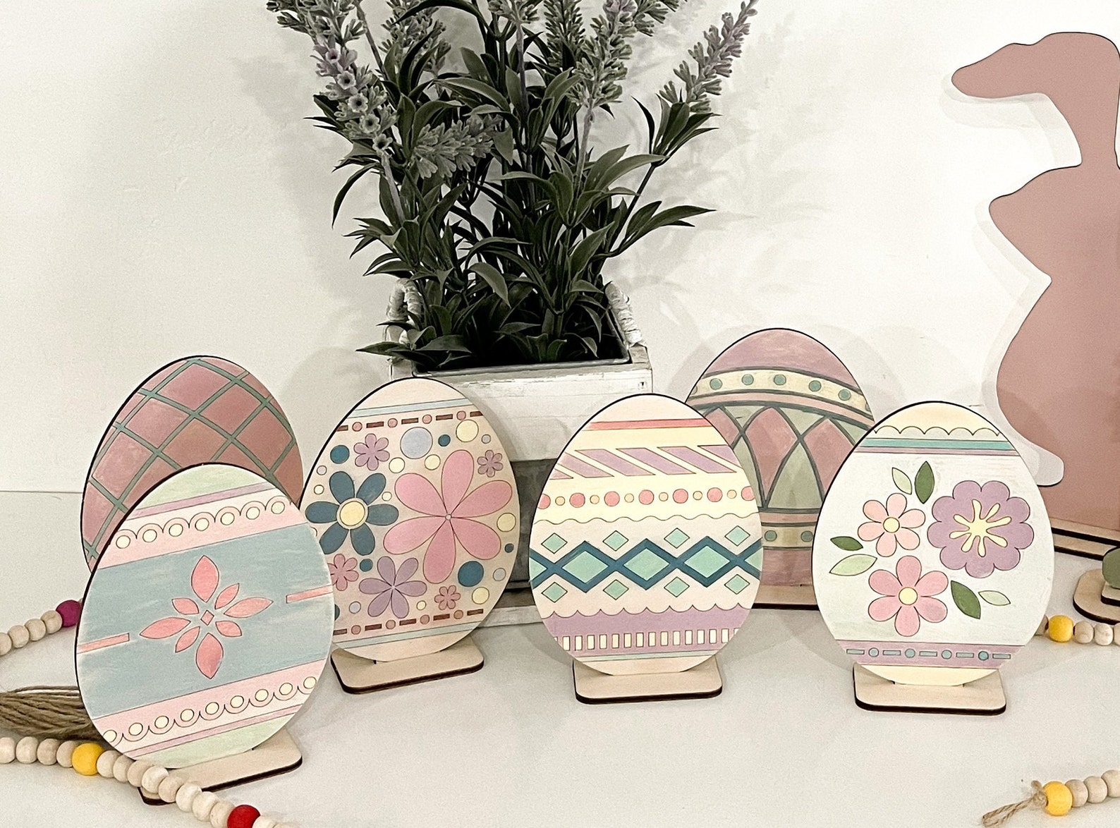 Dye Your Own Easter Eggs Laser Cut Digital File | Pop Out Color Your ...