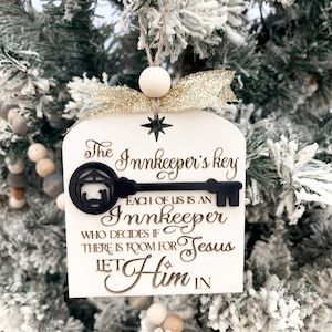 The Innkeeper's Key Christmas Ornament Laser Cut Digital File | True ...