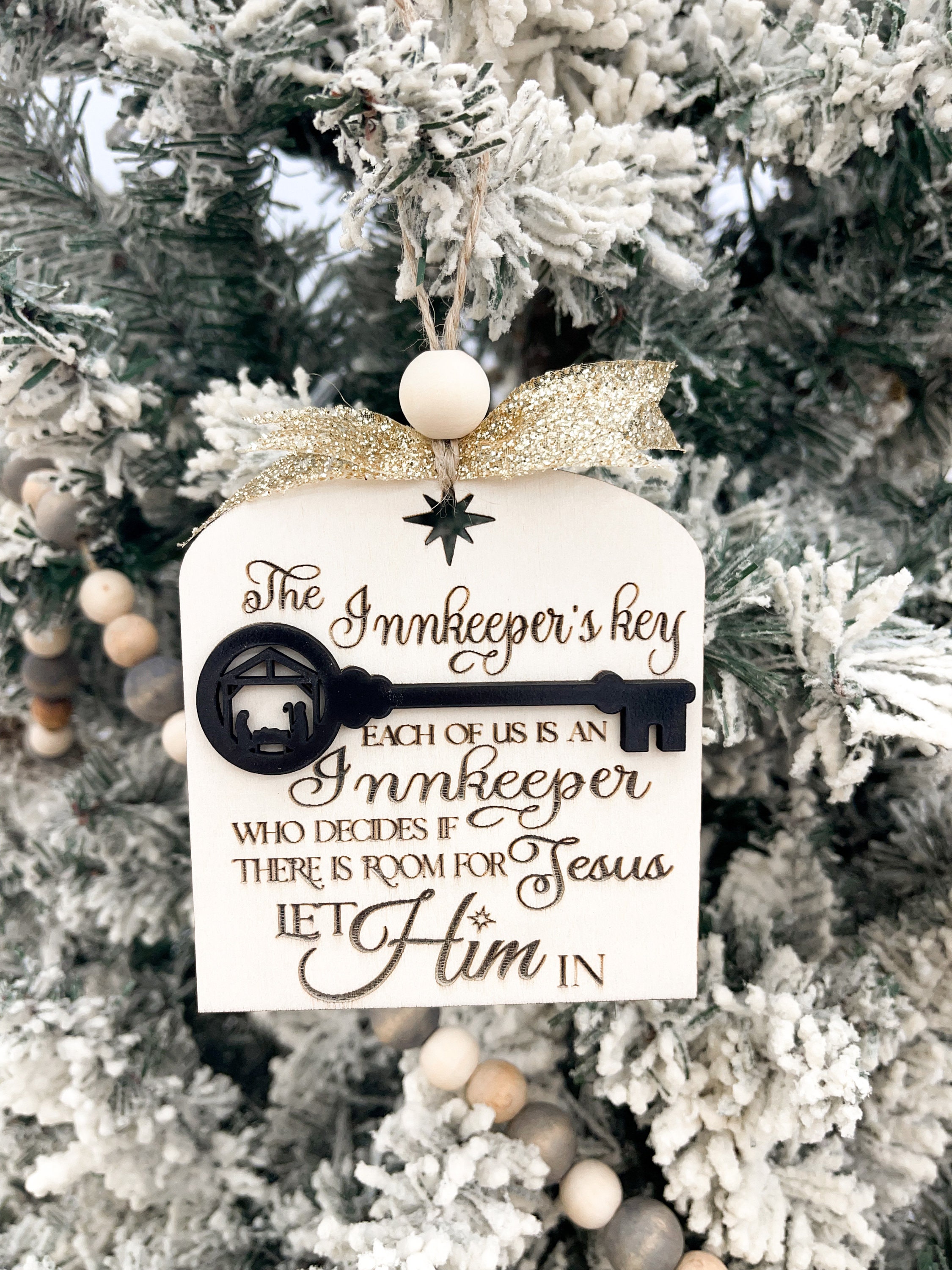 The Innkeeper's Key Christmas Ornament Laser Cut Digital File | True ...