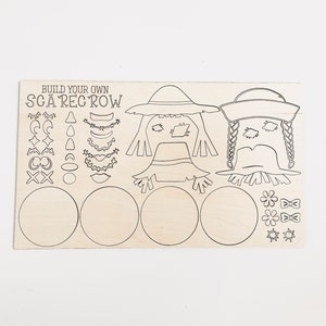 Interchangeable Build Your Own Scarecrow Laser Cut Digital File | Paint ...