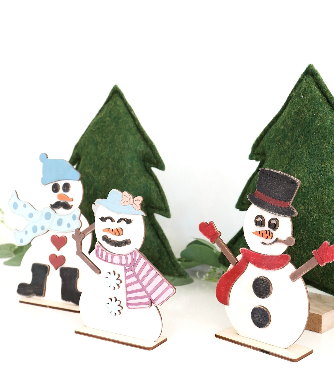 Interchangeable Build Your Own Snowman Laser Cut Digital File - Etsy
