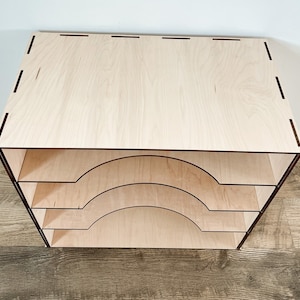 Organizational Storage Shelf Laser Cut Digital File | Shop Organization ...