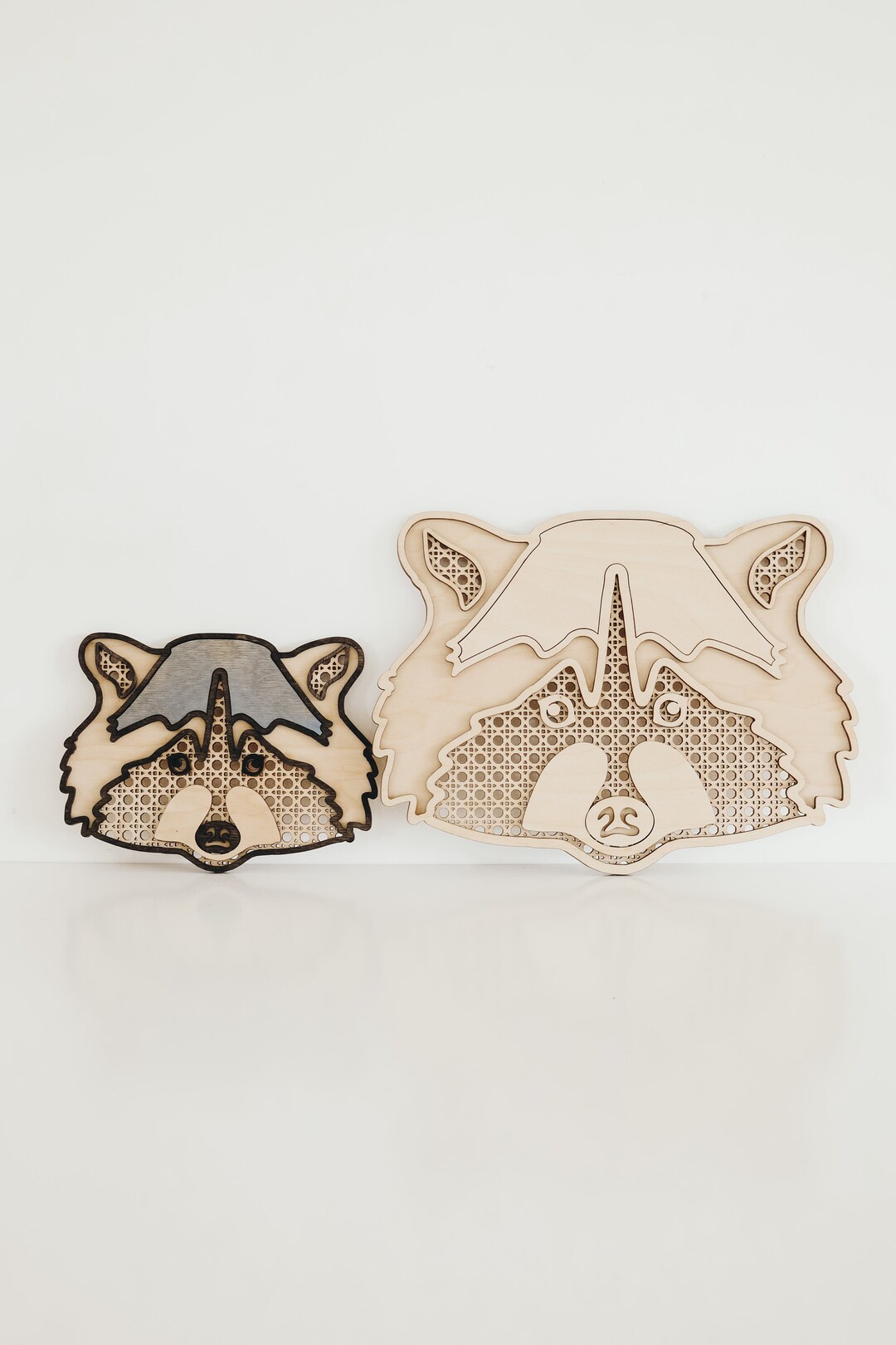 Laser Cut File | Raccoon Cut File | Rattan Raccoon | Raccoon Nursery ...