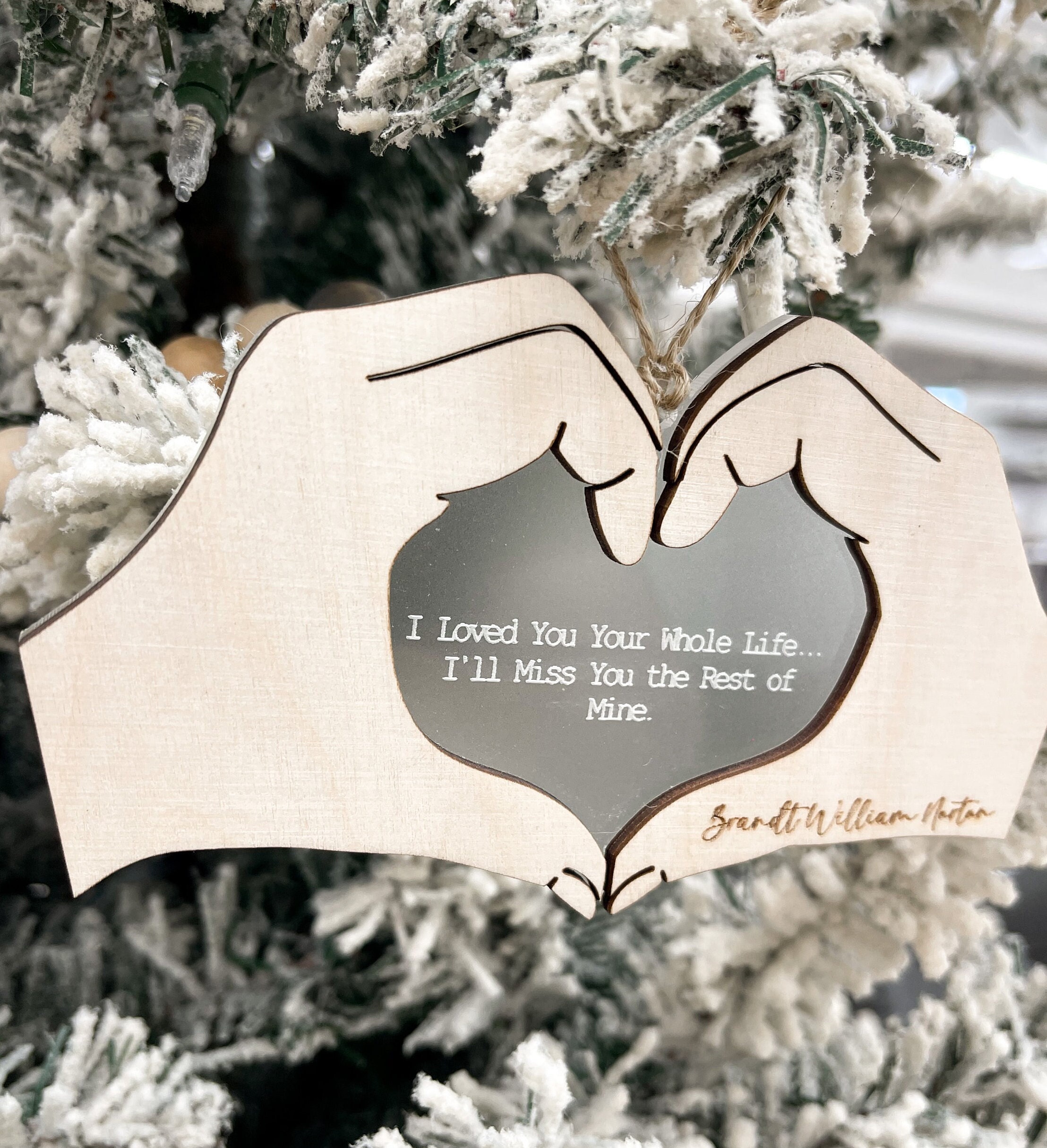Customizable Memorial "we Know You're Right Here With Us" & "i Loved ...