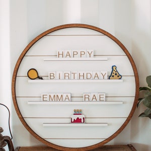 Laser Cut File | Custom Letter Board Cut File | Holiday Letter Board ...