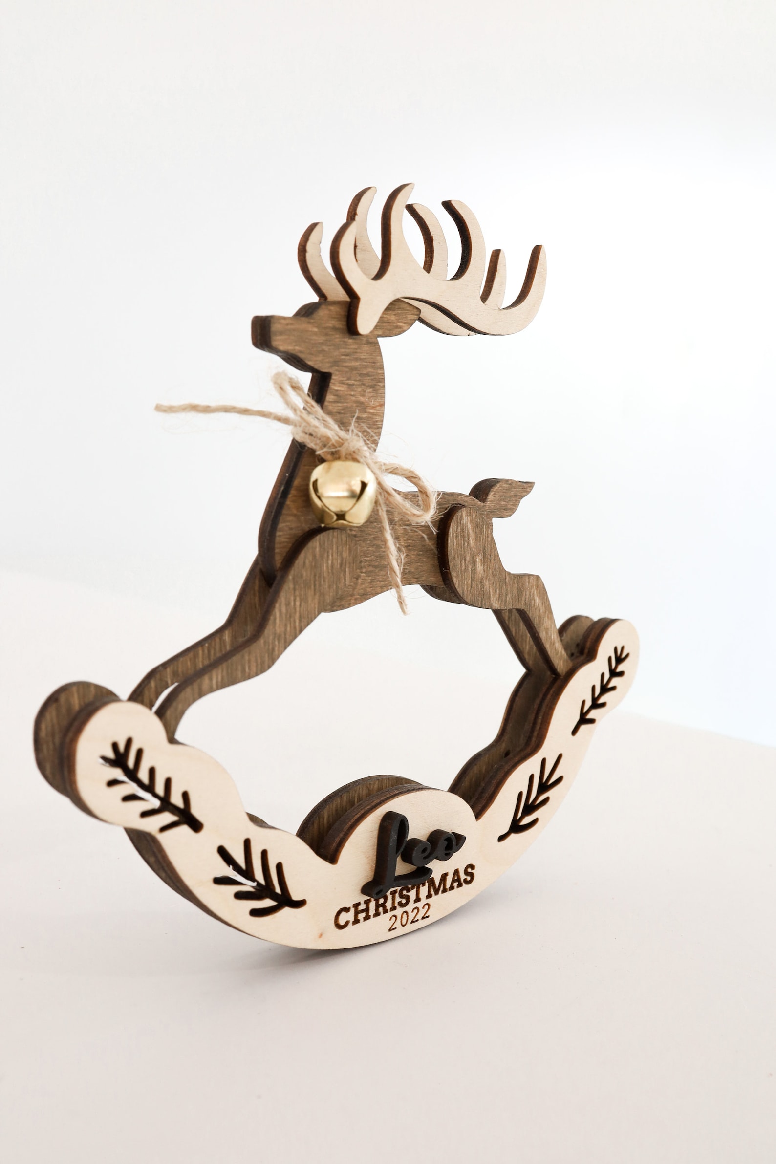Customizable Rocking Reindeer Christmas Ornament and - Etsy