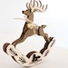Customizable Rocking Reindeer Christmas Ornament and - Etsy