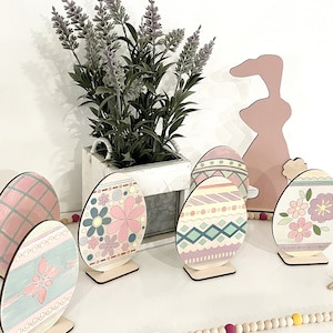 Dye Your Own Easter Eggs Laser Cut Digital File | Pop Out Color Your ...