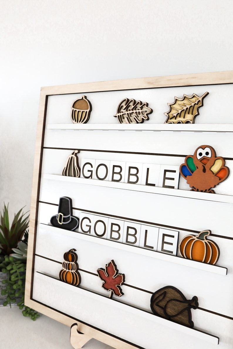 Laser Cut File Customizable Letter Board Square Letter | Etsy