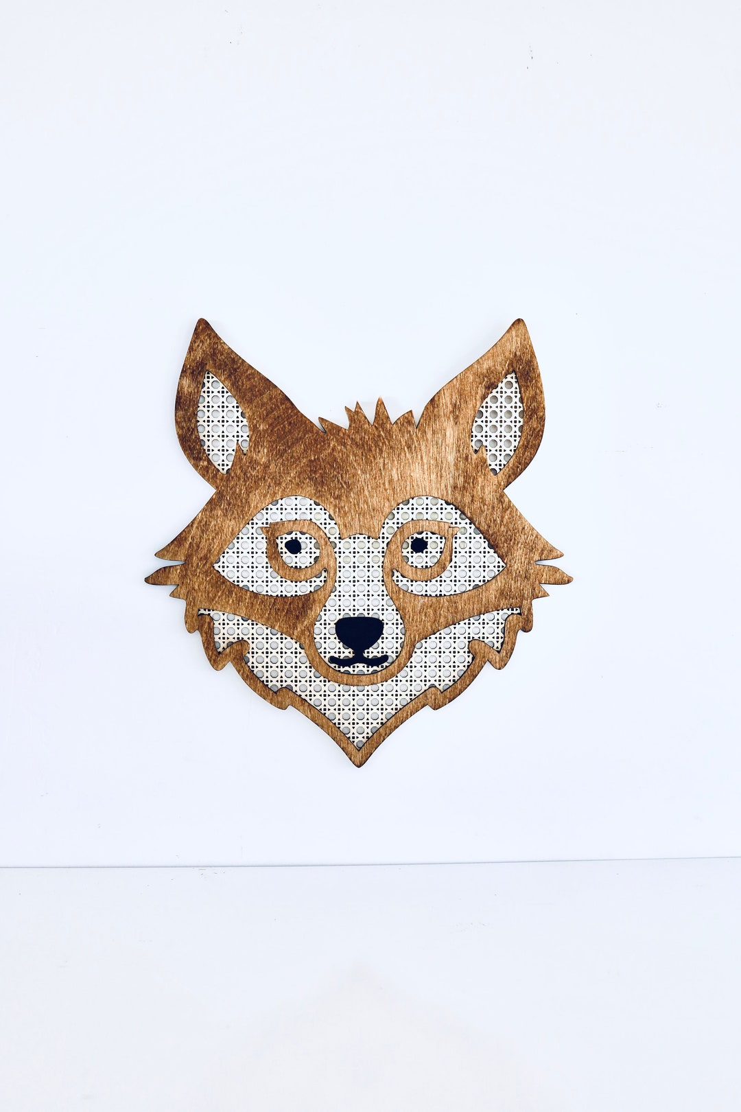 Laser Cut File | Fox SVG | Boho Fox | Boho Nursery SVG | Rattan Fox ...