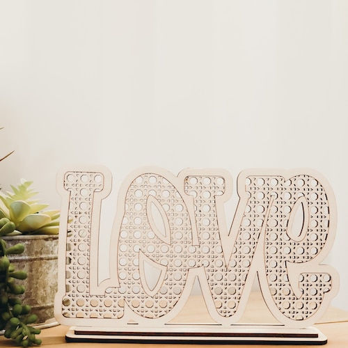 Laser Cut File Boho Valentines Day Decor Rattan Valentines - Etsy