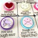 Cute Valentine's Day Play Dough Cards With Shape Stamps Laser Cut File ...