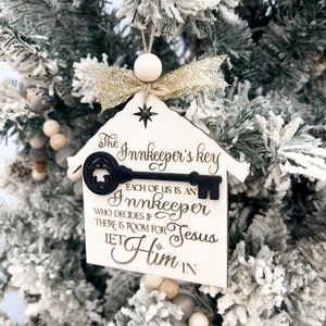 The Innkeeper's Key Christmas Ornament Laser Cut Digital File | True ...