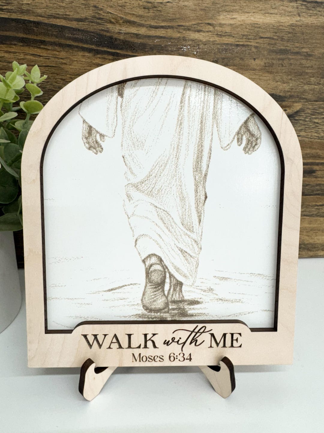Beautiful Walk With Me Jesus Footsteps Laser Engraving Digital File ...