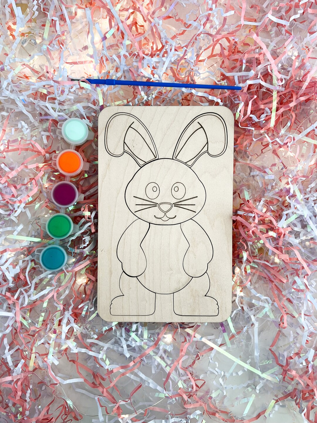 Cute Bunny Puzzle Laser Cut Digital File | Easter Bunny Puzzle| Easter ...