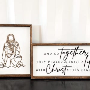 Beautiful "together They Prayed & Built a Life With Jesus, God, Christ ...