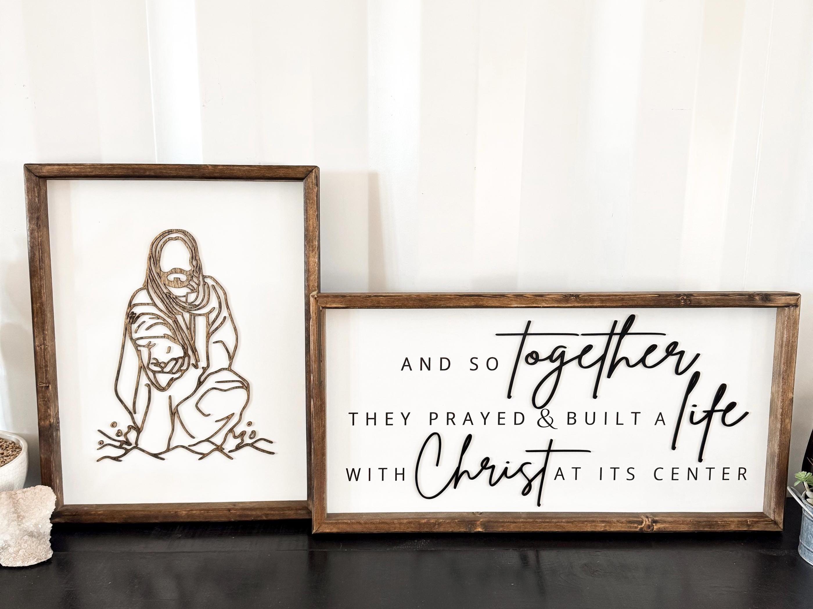 Beautiful "together They Prayed & Built a Life With Jesus, God, Christ ...