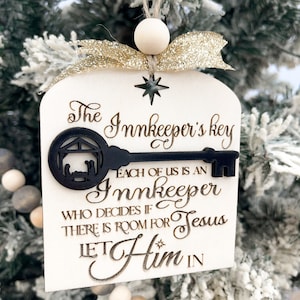 The Innkeeper's Key Christmas Ornament Laser Cut Digital File | True ...