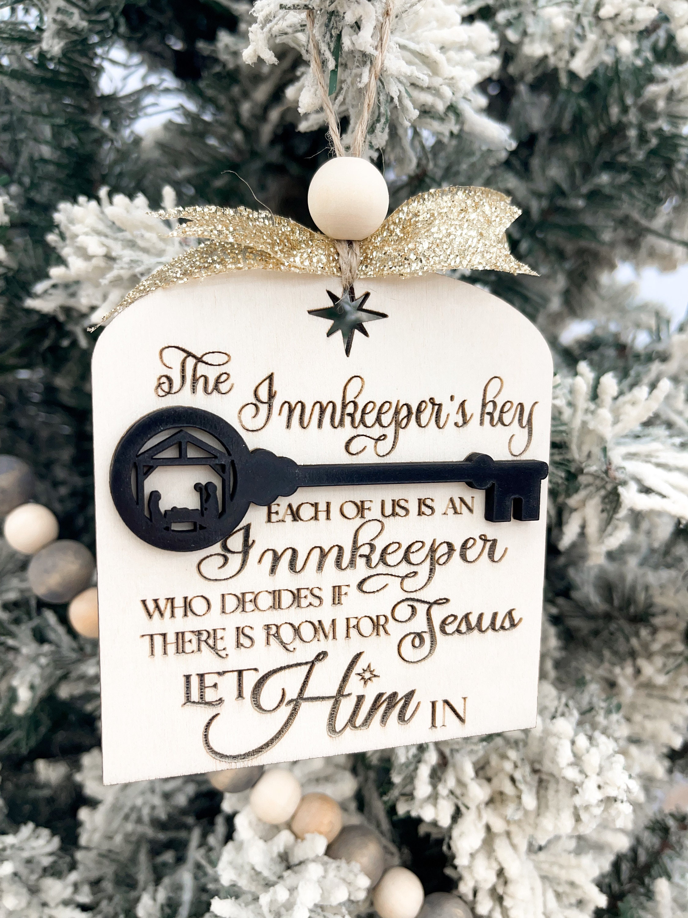 The Innkeeper's Key Christmas Ornament Laser Cut Digital File | True ...