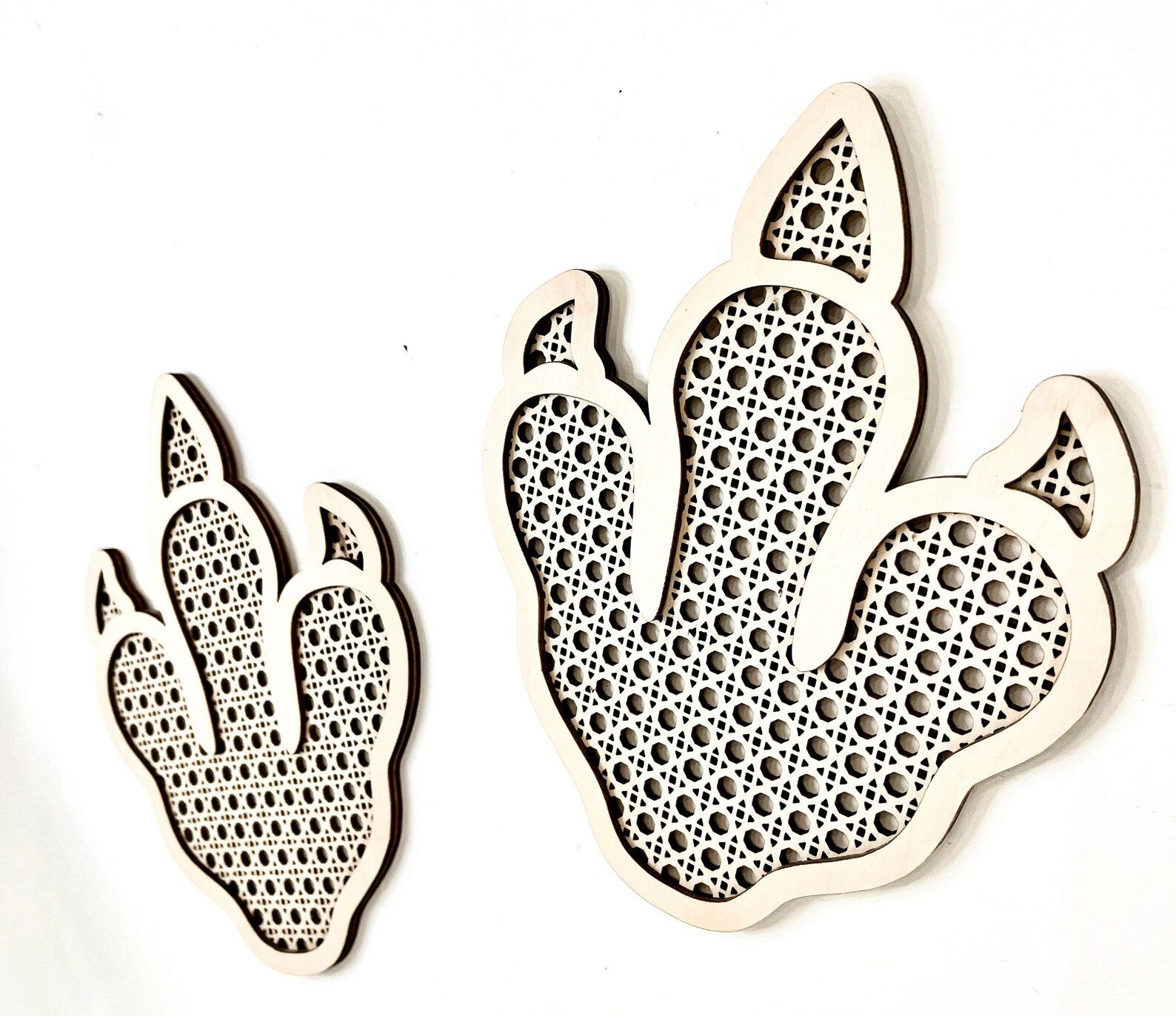 Rattan Dinosaur Footprints Laser Cut Digital File T-rex - Etsy