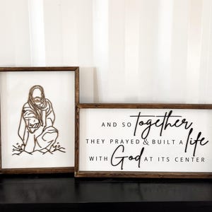 Beautiful "together They Prayed & Built a Life With Jesus, God, Christ ...