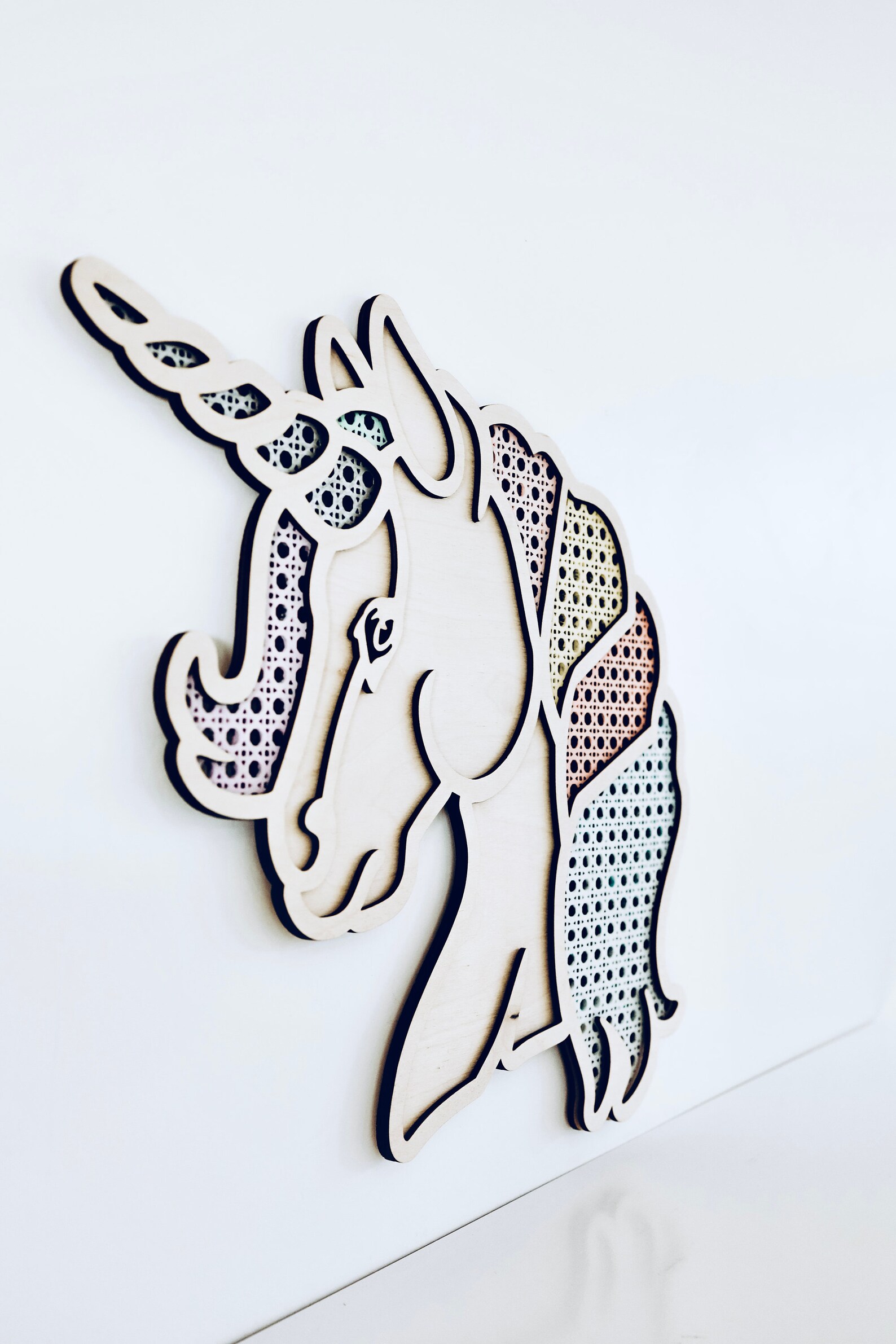 Laser Cut File | Boho Unicorn SVG | Unicorn File | Rattan Unicorn ...