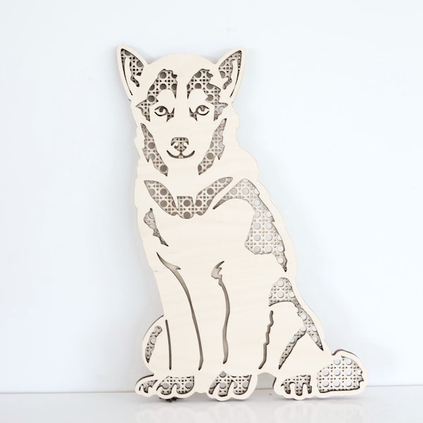 Laser Cut Husky Svg - Etsy