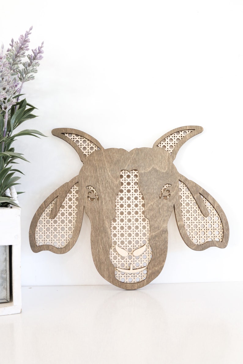 Laser Cut File Rattan Goat Goat SVG Goat Cut File Goat - Etsy