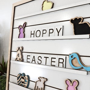 Laser Cut File | Customizable Letter Board | Square Letter Board SVG ...