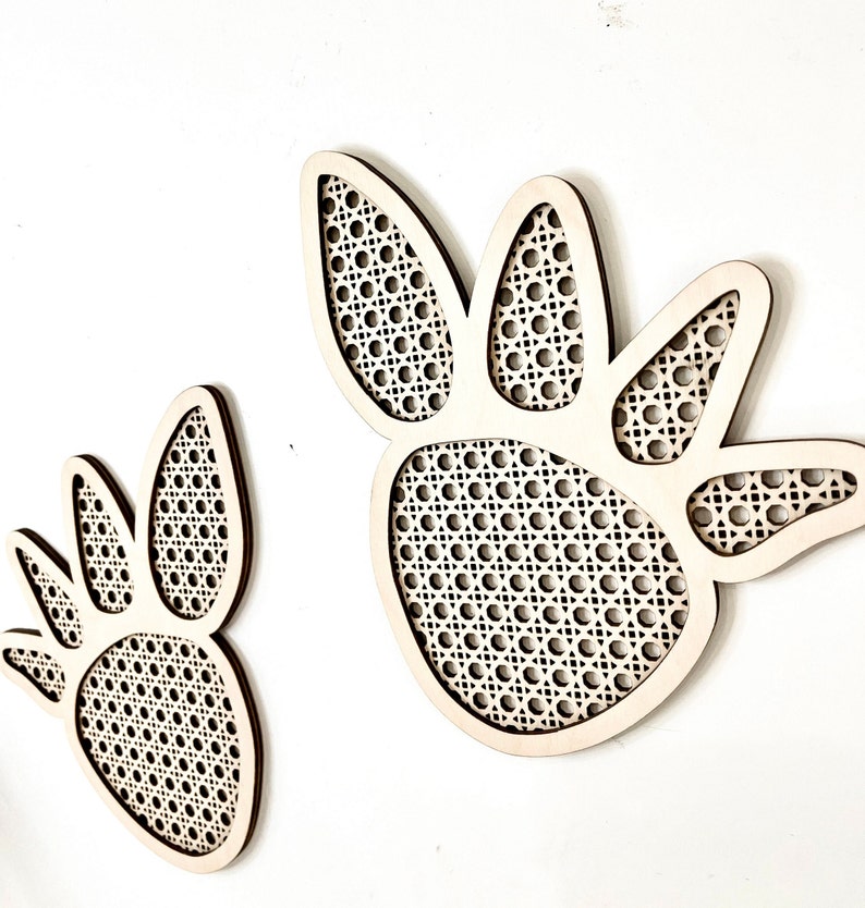 Rattan Dinosaur Footprints Laser Cut Digital File T-rex - Etsy
