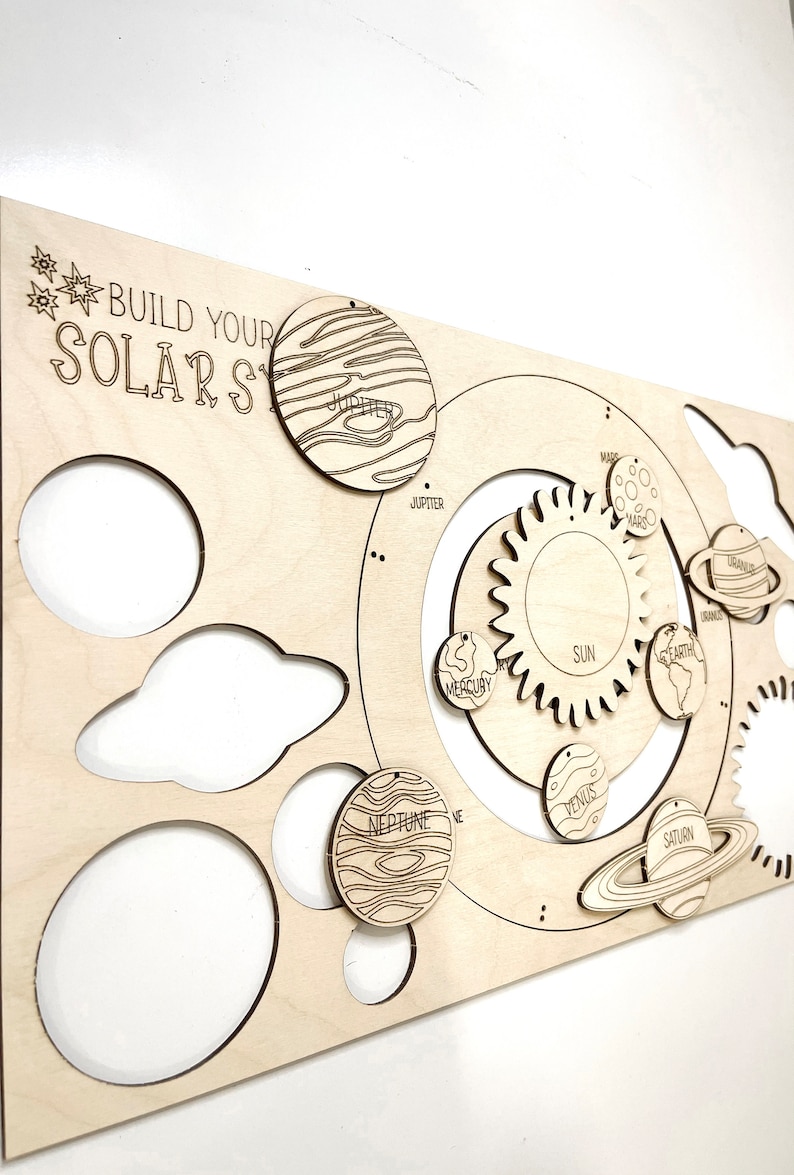 Build Your Own Solar System Learning Mobile And/or Wall - Etsy