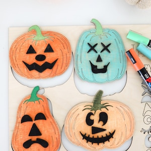 Build Your Own Jack-o-lantern Laser Cut Digital File | Cute Halloween ...