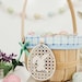 Laser Cut File Rattan Easter Basket Name Tags Customizable - Etsy
