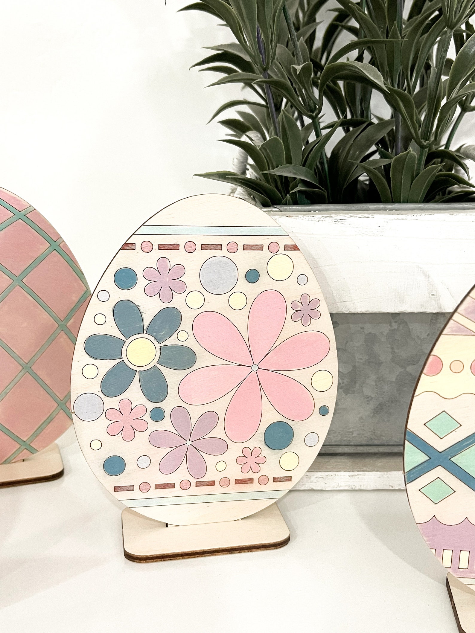 Dye Your Own Easter Eggs Laser Cut Digital File | Pop Out Color Your ...