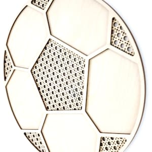 Rattan Soccer Ball Laser Cut File | Rattan Soccer Ball SVG | Football ...