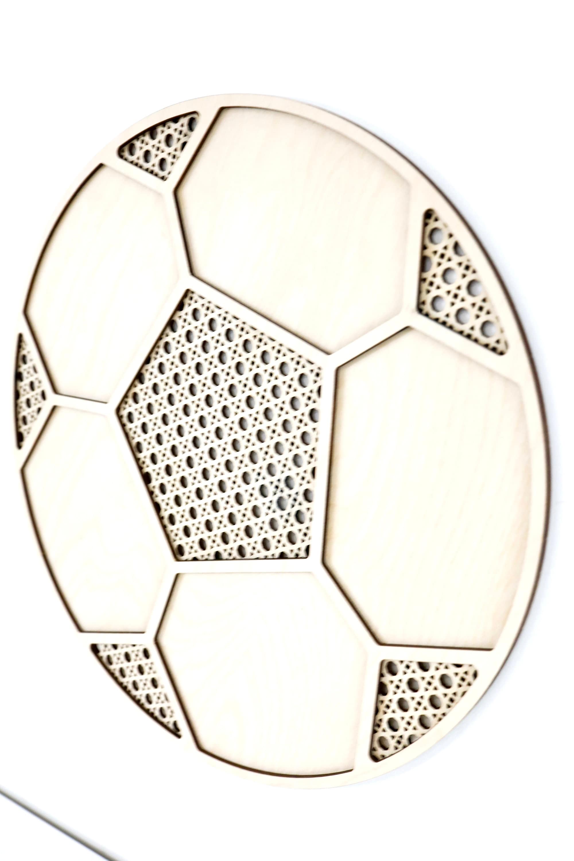 Rattan Soccer Ball Laser Cut File | Rattan Soccer Ball SVG | Football ...
