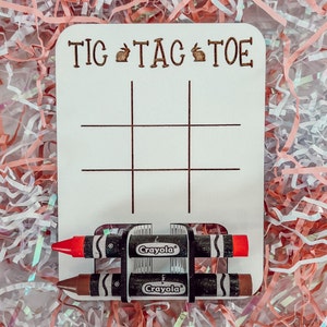 Cute Acrylic or Whiteboard Easter Activity Dry Erase Crayon Holder Card ...