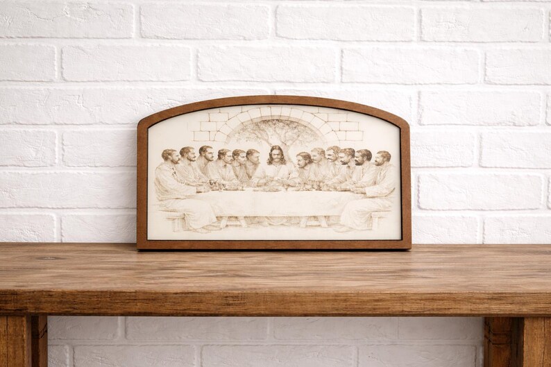 Last Supper Laser Cut Digital File – Instant Download SVG / Glowforge ...