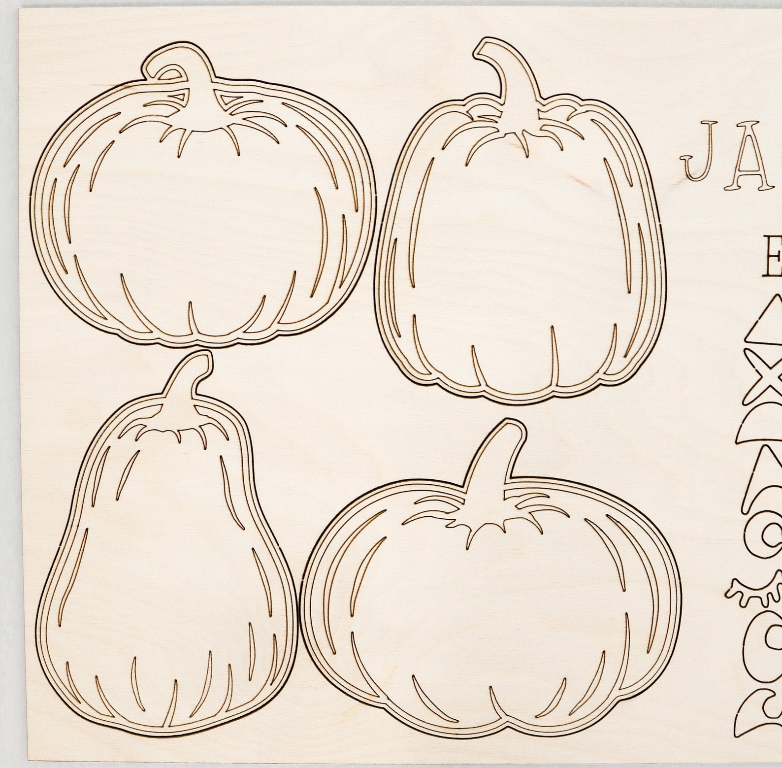 Build Your Own Jack-o-lantern Laser Cut Digital File | Cute Halloween ...