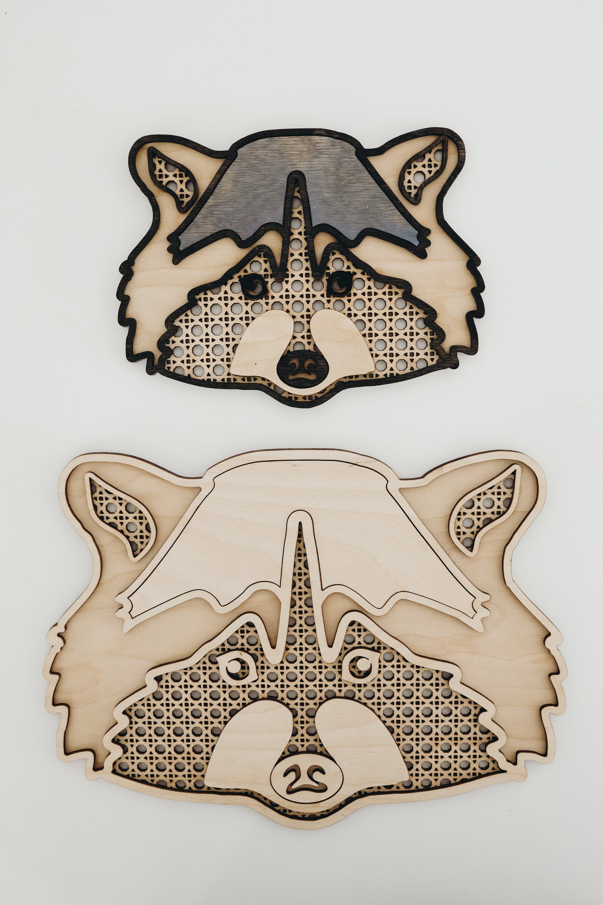 Laser Cut File | Raccoon Cut File | Rattan Raccoon | Raccoon Nursery ...