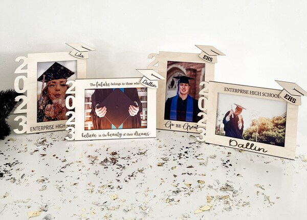 Graduation Photo Frame M&F With Bases SVG Dxf Ai Cdr Laser Cutting ...